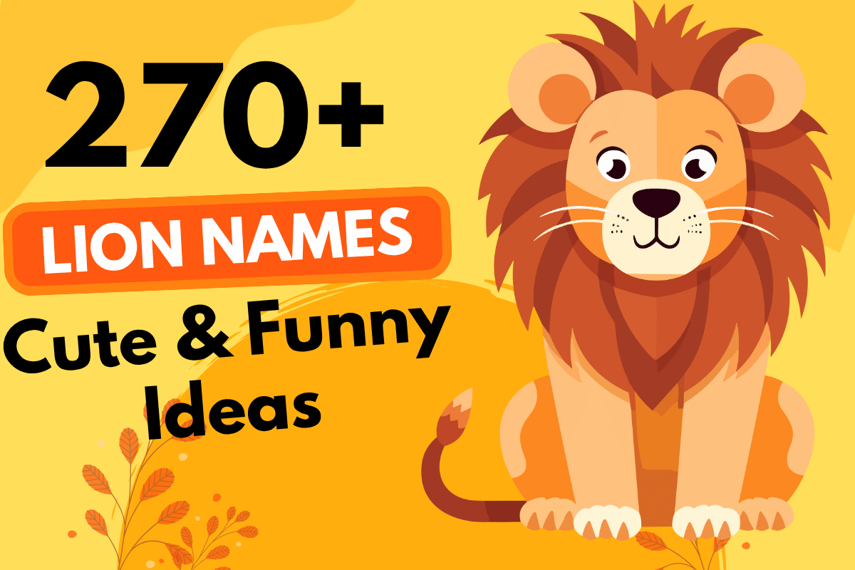 270+ Powerful Lion Names For Your King Of The Jungle