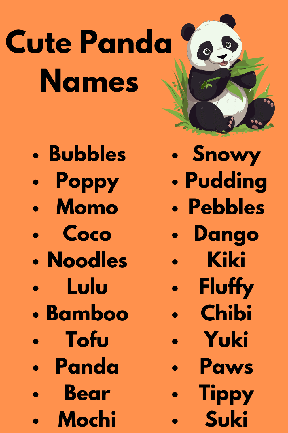 200+ Cute & Funny Panda Names For Your Adorable Bear