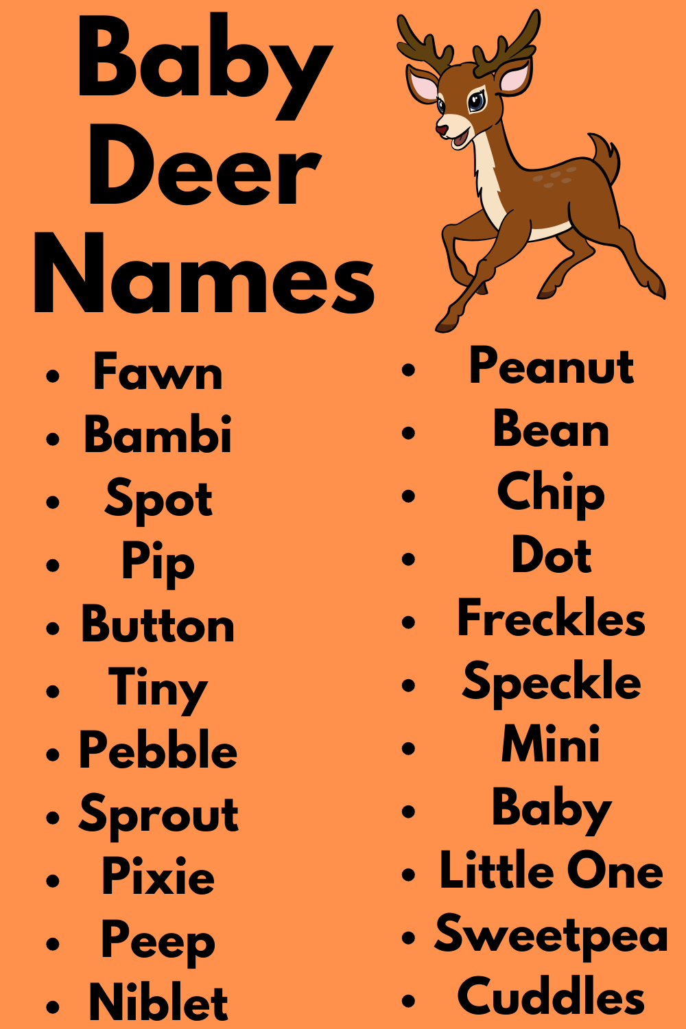 240+ Cute & Funny Deer Names For Your Loving Buddy