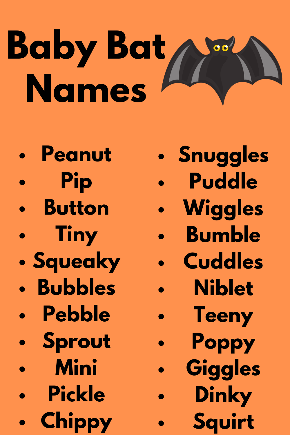 240+ Cute And Funny Bat Names For Your Winged Buddy - Names Plop
